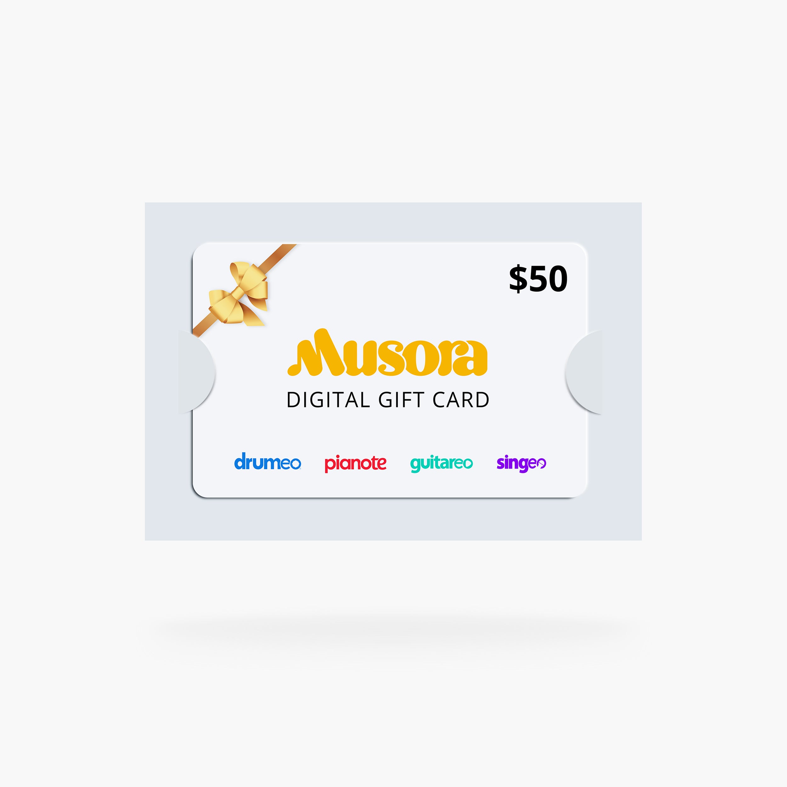 Musora Digital Gift Card
